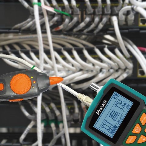 LCD Cable Length Toner & Probe Kit Pro'sKit MT-7071N - ToolBoom